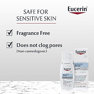 Eucerin Redness Relief Day Lotion - Broad Spectrum SPF 15 - Neutralizes Redness and Protects Skin - 1.7 fl. oz. Pump Bottle
