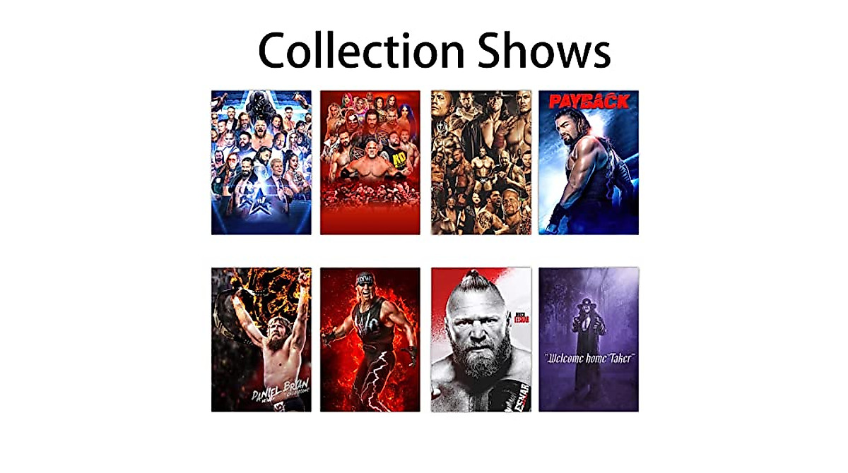 Sport Superstars Poster Pack - 8 Vibrant HD Wall Art for Sports Fans