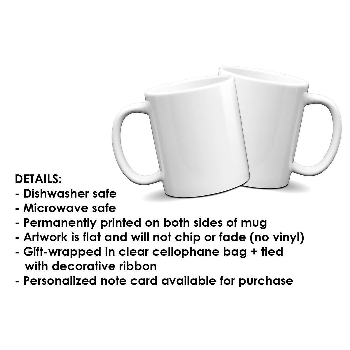 CANARY ROAD Two State Mother Daughter Mug | Gift Wrap Included | Gift For Mom | Gift For Her | Mother Present | Mothers Day Gift | Long Distance Map Gift | Unique Mom Gift | Gift for Daughter