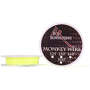 RPM Bowfishing Monkey Wire 160'. Neon Green