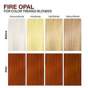 Celeb Luxury Gem Lites Colorwash, Professional Semi-Permanent Hair Color Depositing Shampoo, Fire Opal, 8.25 Fl Oz (Pack of 1)