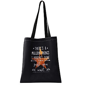 BDPWSS Musical Gifts There's a Million Things I Haven't Done But Just You Wait Musical tote Bag (A million things TGbl)