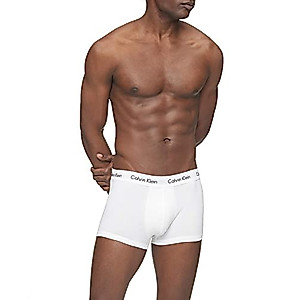 Calvin Klein Men's Cotton Stretch 3-Pack Low Rise Trunk