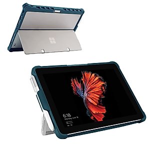 Youtec for Microsoft Surface Pro 7 Plus/Pro 7/Pro 6/Pro 5/Pro 4 Case, Surface Pro Rugged Folio Protective Cover with Pen Holder Compatible with Type Cover, Kickstand for Surface Pro 4/5/6/7/7 Plus