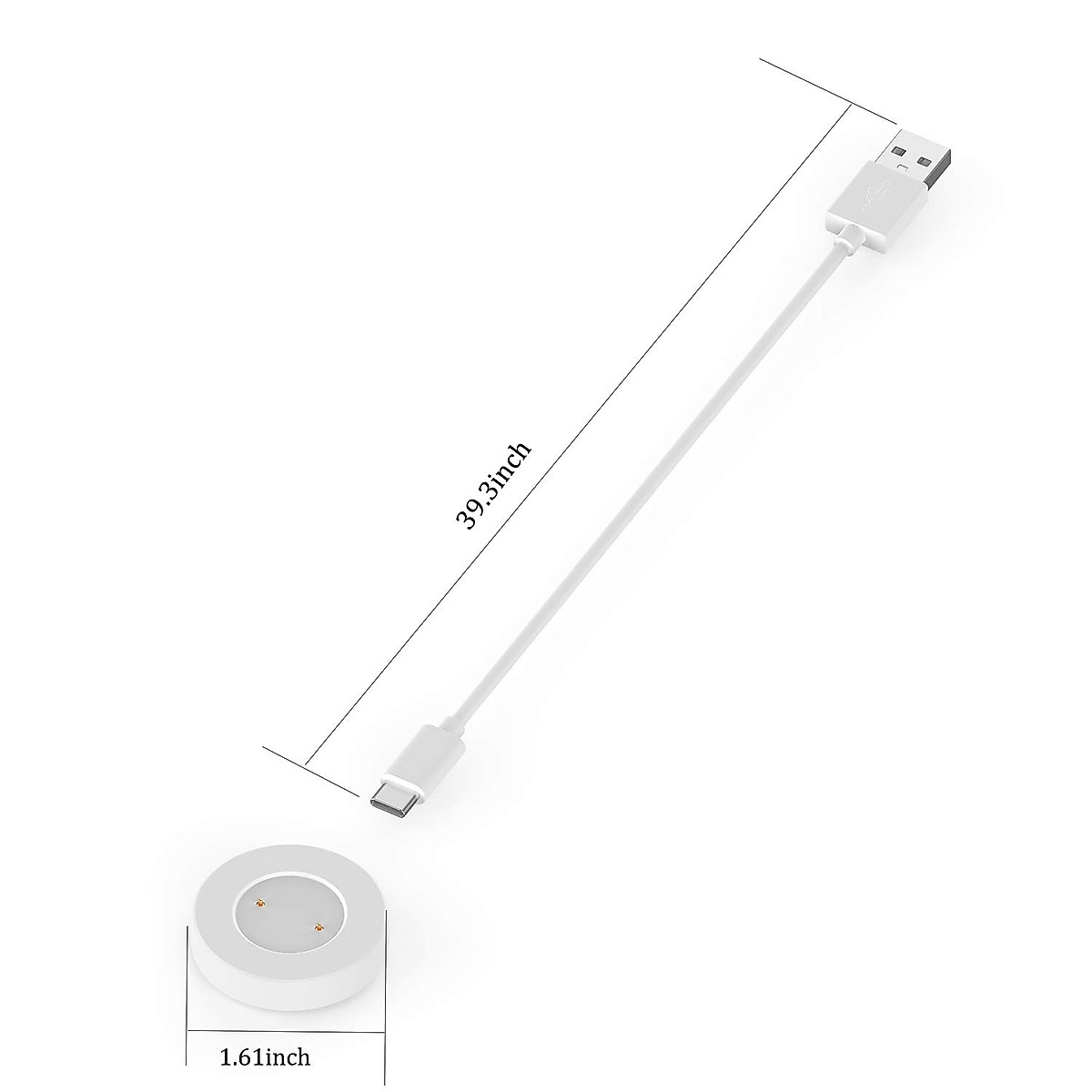 HARBER Charger Compatible with Huawei Watch GT/ GT2 /GT 2e / Honor Watch Magic, Magic 2 / Honor Watch Dream, Honor Watch GS Pro - Smart Watch Accessories