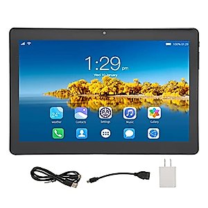 Dpofirs 8in Tablet for Android 10, IPS HD Screen, 2GB RAM 32GB ROM, Octa Core Processor, Dual Sim Call Tablet, Portable 5G WiFi Tablet 4500mah (US Plug)