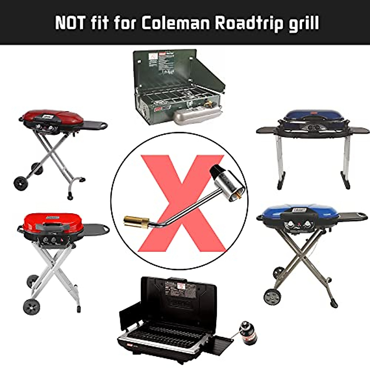 MCAMPAS 5430 Stove Pressure Regulator Replacement Part for Coleman Propane Stoves, Grills/Stoves, Fold N Go Stoves Pressure Gas Regulator Fitting