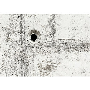 artgeist Decorative Room Divider Cement Loft 53x68 in - Double-Sided Folding Screen 3 Panel Decoration Home Office Home Office Grey f-A-0458-z-b