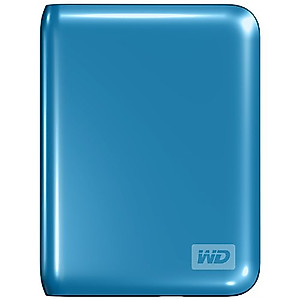 WD My Passport Essential 500 GB USB 3.0/2.0 Portable External Hard Drive (Pacific Blue)