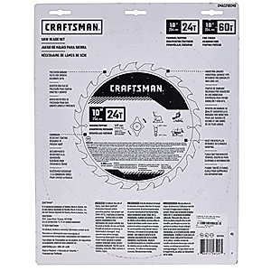CRAFTSMAN 10" Miter Saw Blade, Combo Pack (CMAS210CMB)