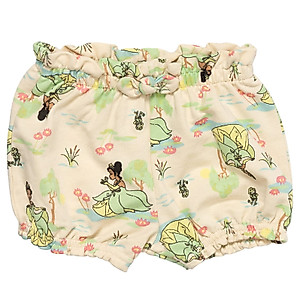 Disney Princess Tiana Infant Baby Girls Bodysuit Shorts and Headband 3 Piece Outfit Set Green/Khaki 24 Months