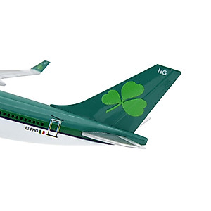 TANG DYNASTY 1:400 Air Bus A330-300 Ireland AER Lingus Metal Airplane Model Plane Toy Plane Model (Green)
