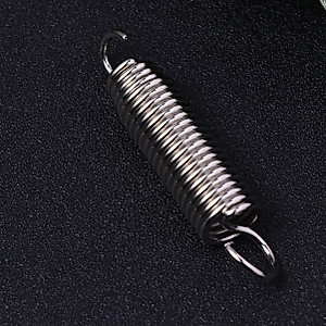 2pcs Stainless Steel Drum Foot Pedal Spring for Percussion Instrument Parts drum key tool,drum accessories,drum tuner,drum pedal(Silver)