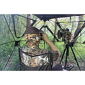 AUSCAMOTEK One Way See Through Camouflage Mesh Camo Netting Material for Hunting Ground Blind 5X13FT