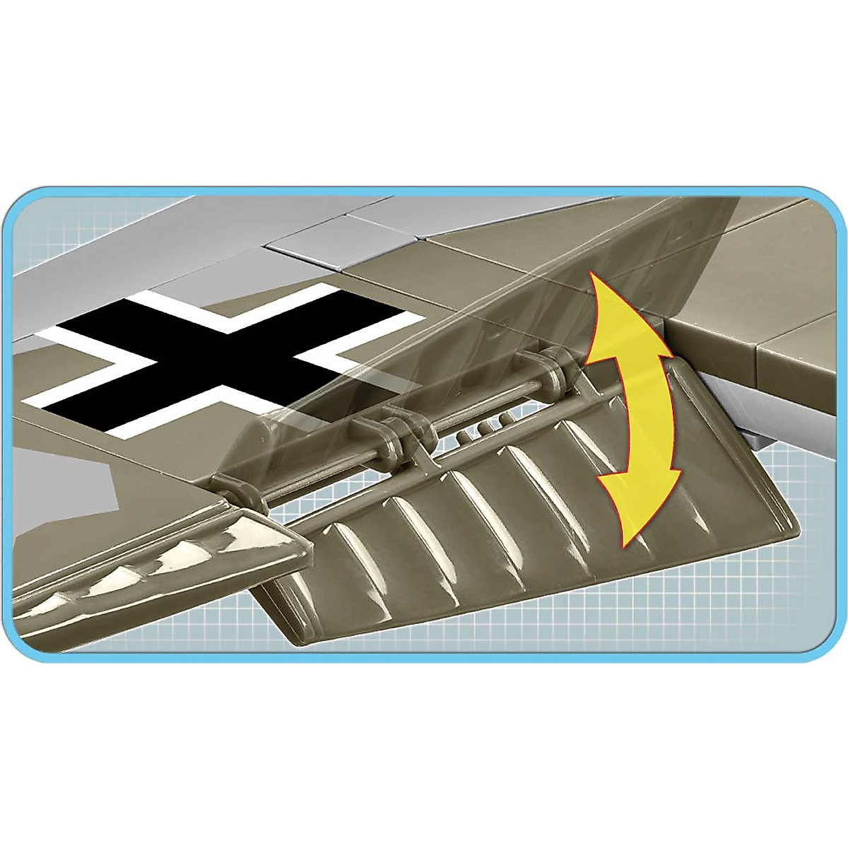 COBI 422 Pcs Historical Collection WWII Planes /5716/ Messerschmitt Bf 110 B