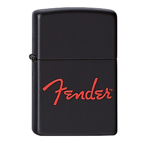 Zippo Pocket Lighter Fender Lighter, Black Matte