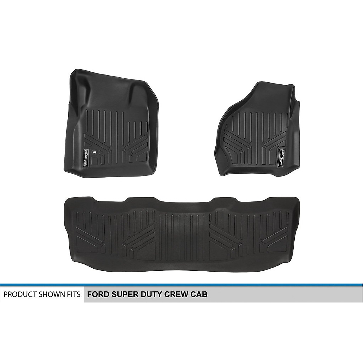 MAX LINER A0176/B0176 for 1999-2007 Ford F-250 / F-350 / F-450 Super Duty Crew Cab, Black