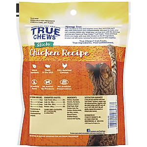 Blue Buffalo True Chews Sticks Natural Cat Treats, Chicken 3 oz bag