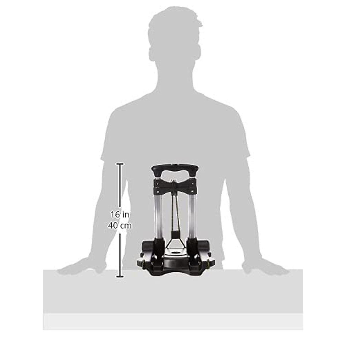 Samsonite Compact Folding Luggage Cart, Black, One Size