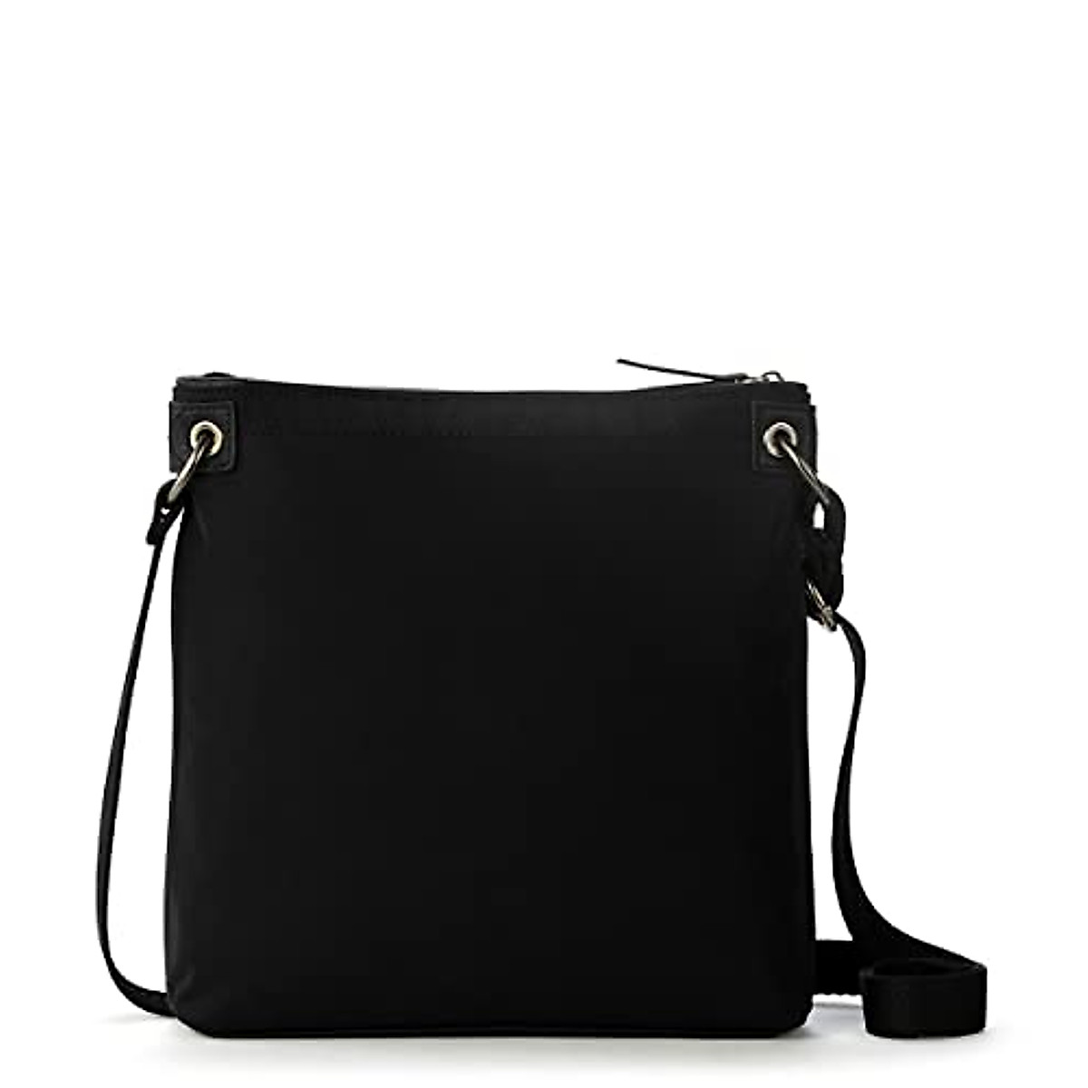 The Sak Esperato Flat Crossbody in Recycled Nylon, Black