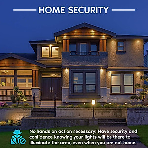 LUXRITE A19 LED Dusk to Dawn Light Bulbs Outdoor Lighting, 60 Watt Equivalent, Enclosed Fixture Rated, Automatic On Off Sensor, 3000K Soft White, 800 Lumens, Damp Rated, E26 Base (2 Pack)