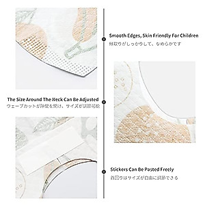 Poksun Baby and Infant Disposable Travel Bibs - Soft, Leakproof, for Toddlers Babies, Feeding, Traveling, (60PCS) Fruit