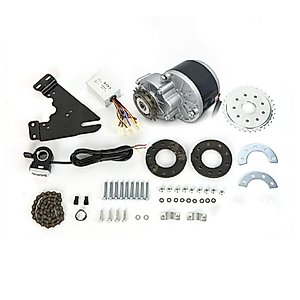 24V 250W Electric Bike Conversion Kit, Common Bike Left Chain Drive Convert Bicycles into Electric Vehicles Bicycle E-bike DIY,Twist/Thumb Brush Motor Conversion Kit (250W 24V Twist Kit)