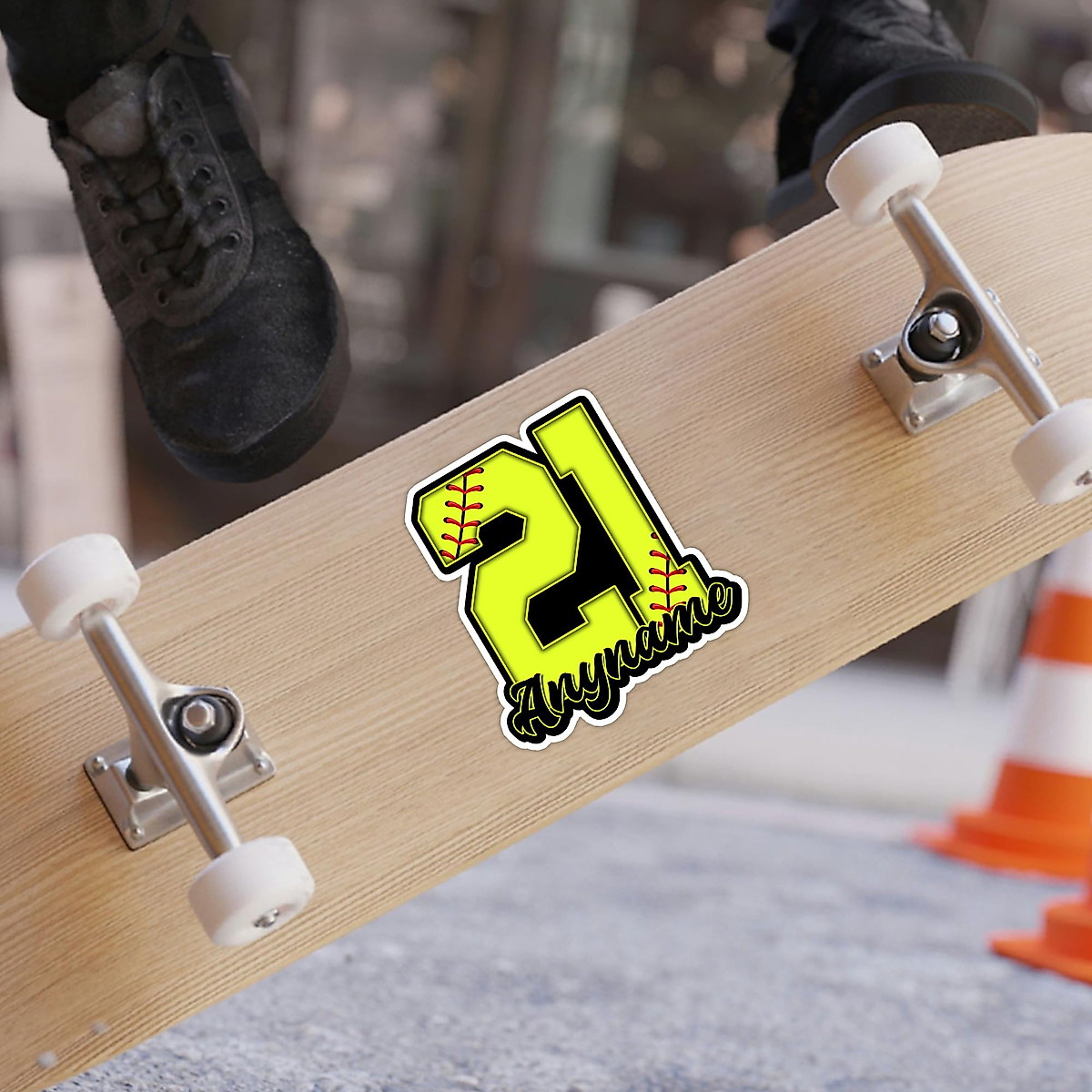 Custom Name Sticker Baseball Softball Helmet Decal Personalized Name Number Hard Hat Water-Resistant Vinyl Sticker for Helmet Merchandise Decor Water Bottle Bumper Sticker Decals Sport Gifts Idea