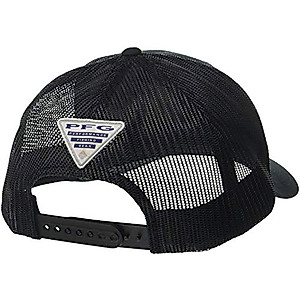 Columbia Standard PFG Hooks Mesh Snap Back-High Crown, Black, One Size