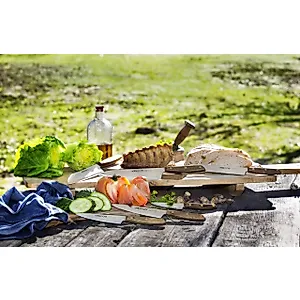 ARCOS Bread Knife 8 Inch Nitrum Stainless Steel and 200 mm blade. Obtain a great variety of cuts for your food. Ideal knife for daily domestic use. Series Nordika. Color Brown.