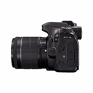 Canon EOS 80D Digital SLR Kit with EF-S 18-55mm f/3.5-5.6 Image Stabilization STM Lens - Black (Renewed)