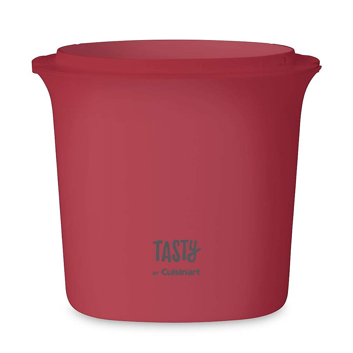 Tasty by Cuisinart ICM100TRD Ice Cream Maker, 8.71"(L) x 8.71"(W) x 10.49"(H), Red