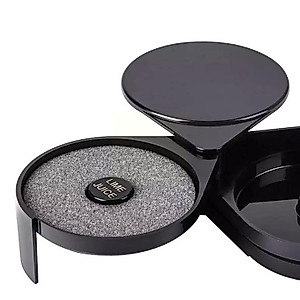 Maxmoral 3pcs Bar Rimmer Sponges Black Replacement Sponges for Margarita Salter Lime Juice