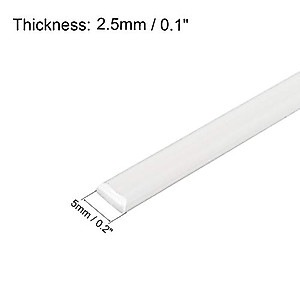 uxcell 3/16-inch Plastic Welding Rods ABS Welder Rods for Hot Air Gun 3.3ft White