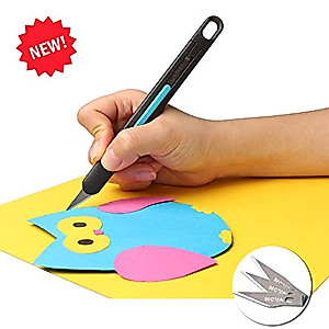 120 Pack #11 Hobby Blade Refill, Exact-to Knife Steel Replacement Blades with Storage Box for Crafts, Hobbies, Scrap Booking, Stencil, Precision Art, Architecture Modeling