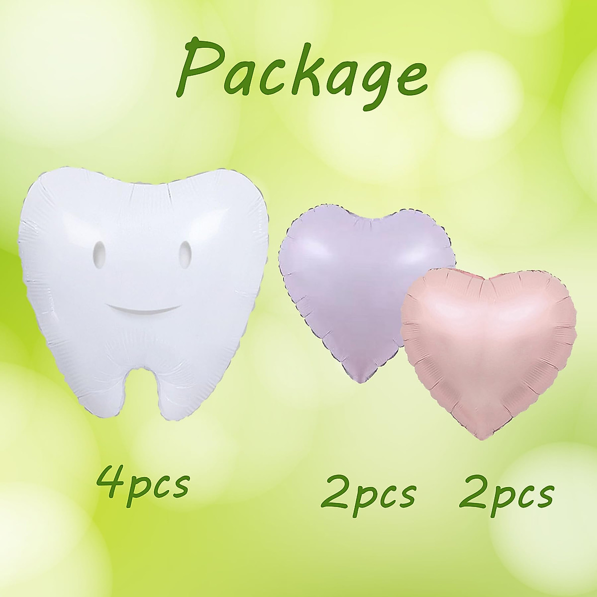 Tooth Balloon Dental Graduation Party Decoration Teeth Mylar Balloon Dental School Party Supplies