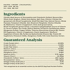 Nutro Max Adult Large Breed Dry Dog Food with Farm-Raised Chicken, 36 lb. Bag