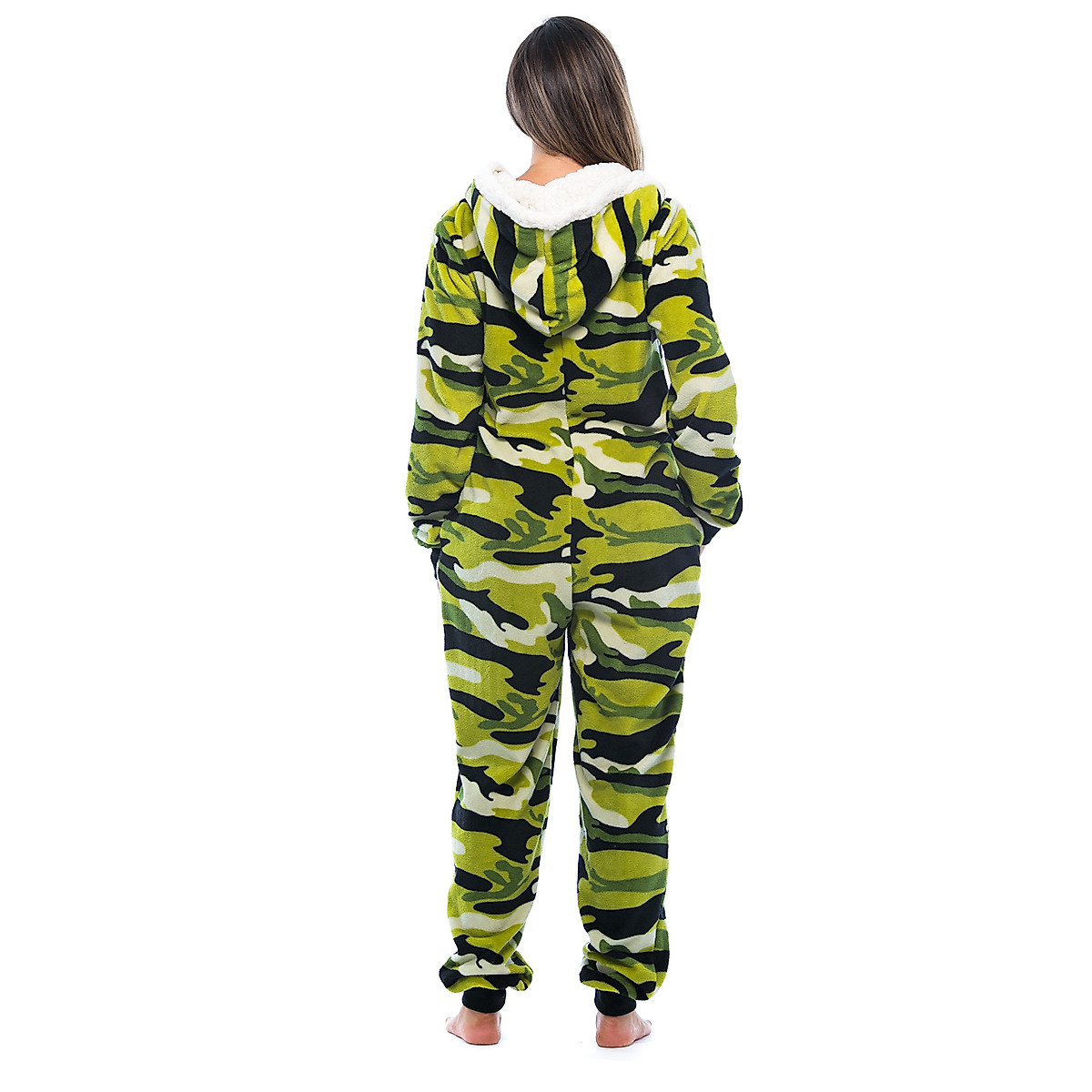 6342-10220-M Just Love Adult Onesie / Pajamas, Medium, Camo Print