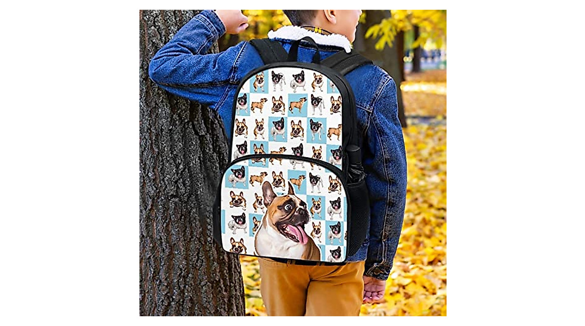 Cute Dog Backpack for School & Travel - Lightweight & Durable
