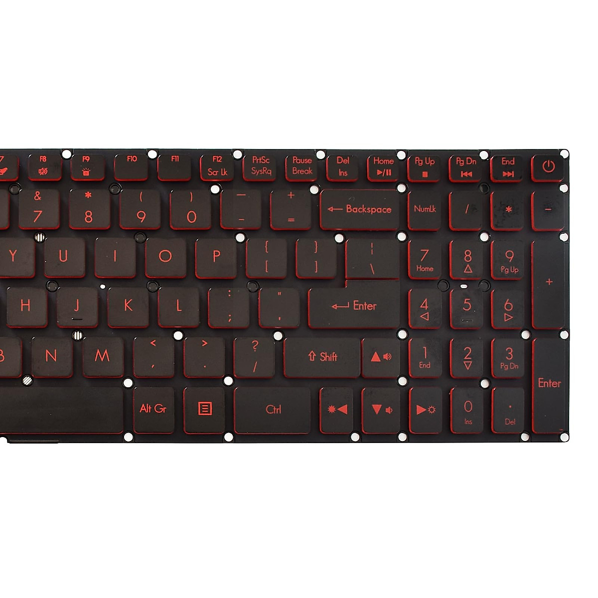 SUNMALL Replacement Keyboard with Backlit Compatible with Acer AN515-31 AN515-41 AN515-42 AN515-51 AN515-52 AN515-53 N17C1 Black US Layout