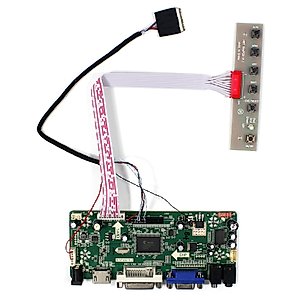 HDMI+VGA+DVI+Audio Input LCD Controller Board for HSD089IFW1 LTN089NT01 8.9" 1024x600 LCD Panel