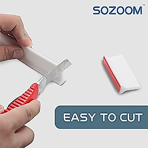 66 Inch Shower Threshold Water Dam(Self-adhesive), Collapsible Water Barrier and Retention System, Keeps Water Inside, Water Blocking Strip for Kitchen Sink, Bathroom