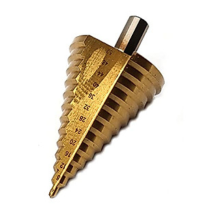 Driak 4-52mm Metric HSS Titanium Surface Step Drill Bit Set for Wood Metal Hard Materials Hole Drilling Tool