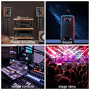 XMSJSIY 1/4 6.35mm TRS Coupler Female to Female Adapter 6.35mm Panel Mount Socket Stereo Jack Connector for Amplifier Speaker Guitar Sound Audio Cable Extension-1 Pcs