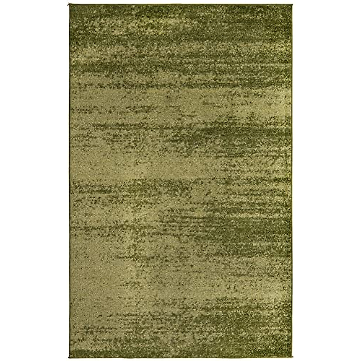 Rugs.com Angelica Collection Rug – 5' x 8' Green Medium Rug Perfect for Bedrooms, Dining Rooms, Living Rooms