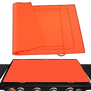 36'' Griddle Mat for Blackstone, Cuttable Silicone Griddle Mat Non-Stick Grill Mats Griddle Grill Silicone Cover Griddle Protective Mat Griddle Mat Protector (36/28/22inch)