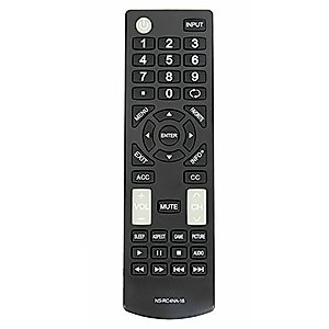 NS-RC4NA-18 Replaced Remote fit for Insignia TV NS-32D311NA17 NS-32D311MX17 NS-40D420NA18 NS-49D420NA18 NS-55D420NA18 NS-40D420MX18 NS-55D420MX18 NS-39D310NA17 NS-50D510NA17 NS-50D510NA19