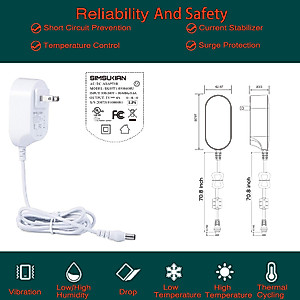 Makeronics AC 100V-240V Converter Adapter DC 5V 4A Power Supply US Plug 5.5mm x 2.1mm 4000mA Power Adapter for Jetson Nano (A02/B01/2GB)| Raspberry Pi 5 / 4B/3B+/3B with UL FCC Certificate
