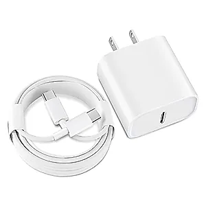 iPad Pro Charger, Apple Tablet Charger Type C USB C Fast Charger PD Wall Charger Plug Block & 6FT USB C to C Charging Cable Compatible with iPad Pro 12.9 2021/20/18, iPad Pro 11 Gen 3/2/1,iPad Air 4th