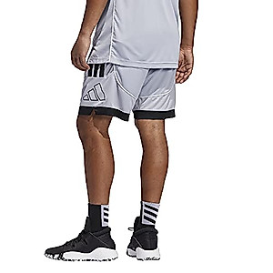adidas Men's Creator 365 Shorts, Halo Silver, Small